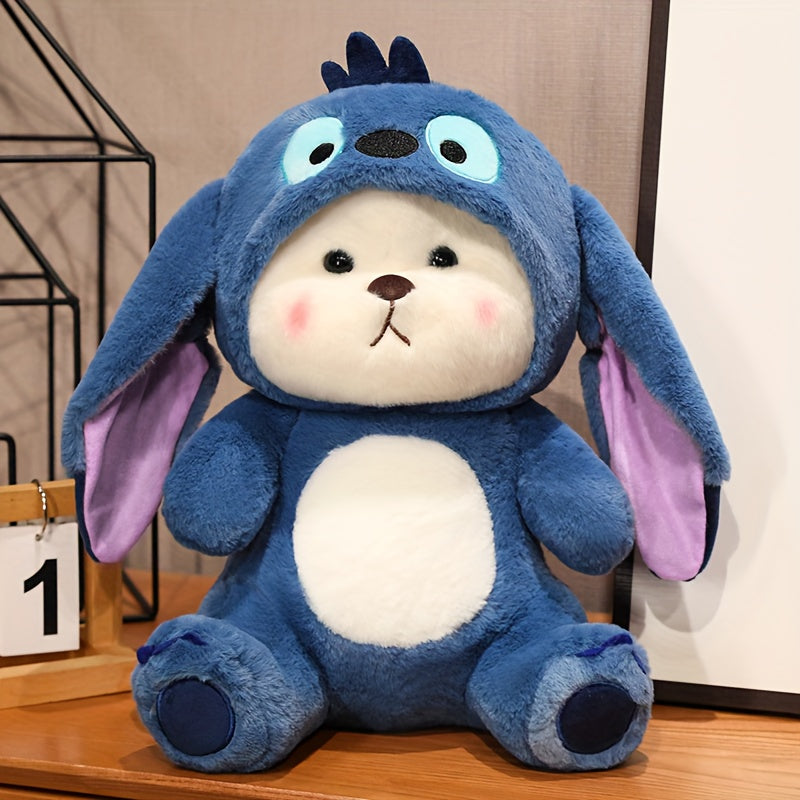 Stitch Hoodie Teddy Bear Plush Toy - 25cm & 45cm – Cuddly Bubbly